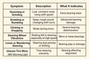 Wheel Bearing Noise Symptoms: How to Identify Damage